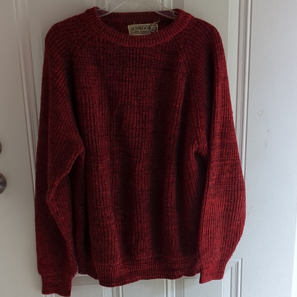 Ironwood Trading Company | Sweaters | Mens Dark Burnt Orange Crewneck ...